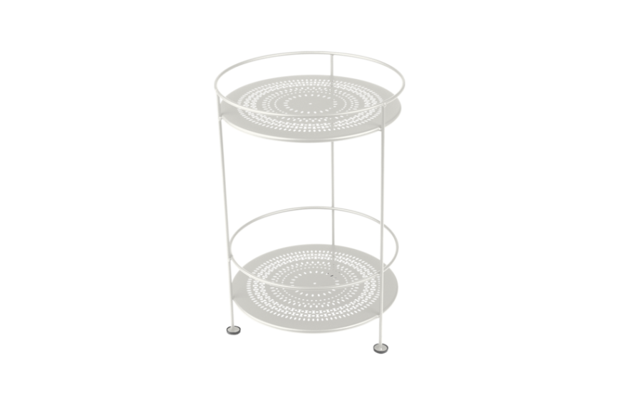 Guéridon avec double plateau perforé Ø40cm GUINGUETTE FERMOB - Latour ...