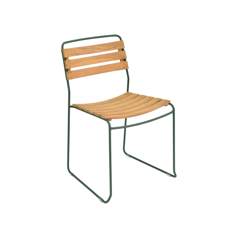 Chaise de jardin Teck SURPRISING FERMOB - Latour Mobilier de Jardin