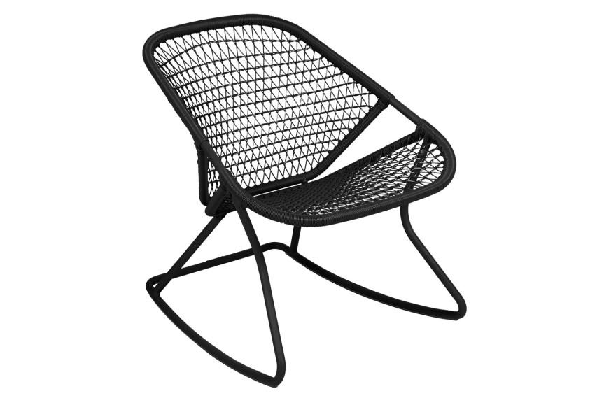 Fauteuil rocking chair SIXTIES FERMOB - Latour Mobilier de Jardin