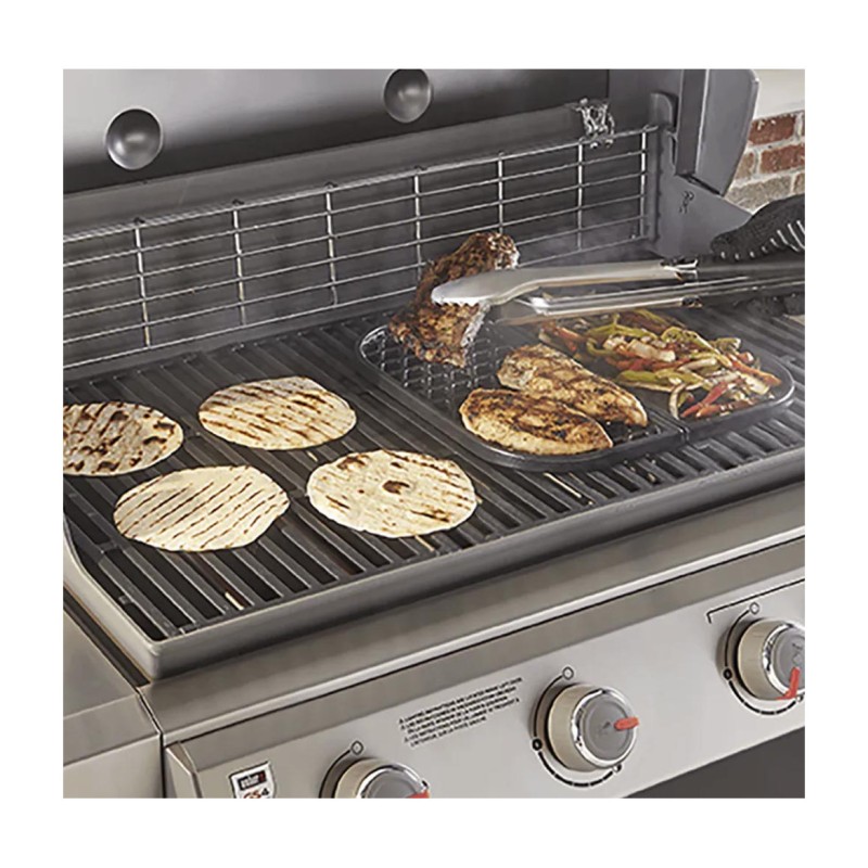 Combiné plancha grille en fonte pour système gourmet WEBER - Latour ...