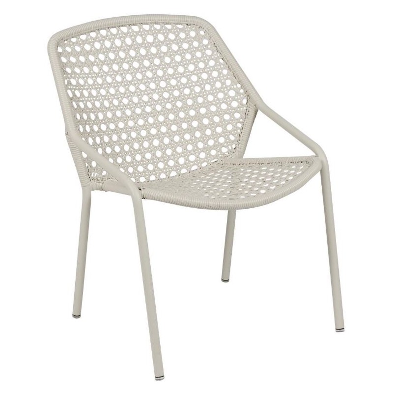 Fauteuil de jardin bas Croisette FERMOB - Latour Mobilier de Jardin