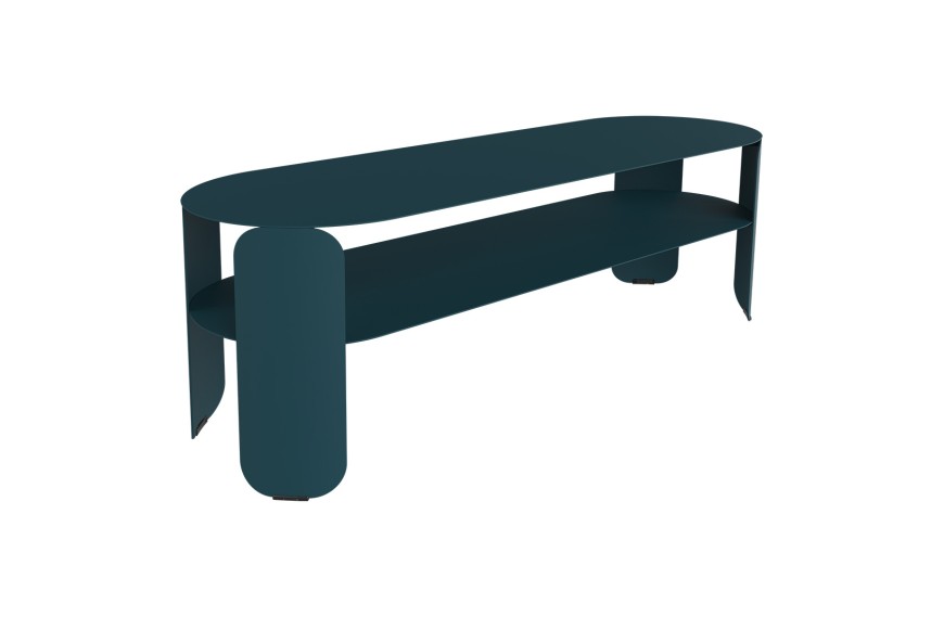 Table basse de jardin 120x40xh42 cm BEBOP FERMOB - Latour Mobilier de ...